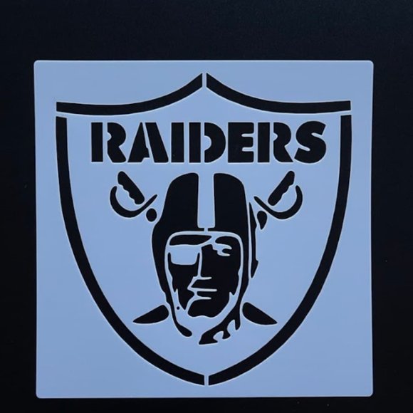 Other | Las Vegas Raiders Nfl Stencil | Poshmark